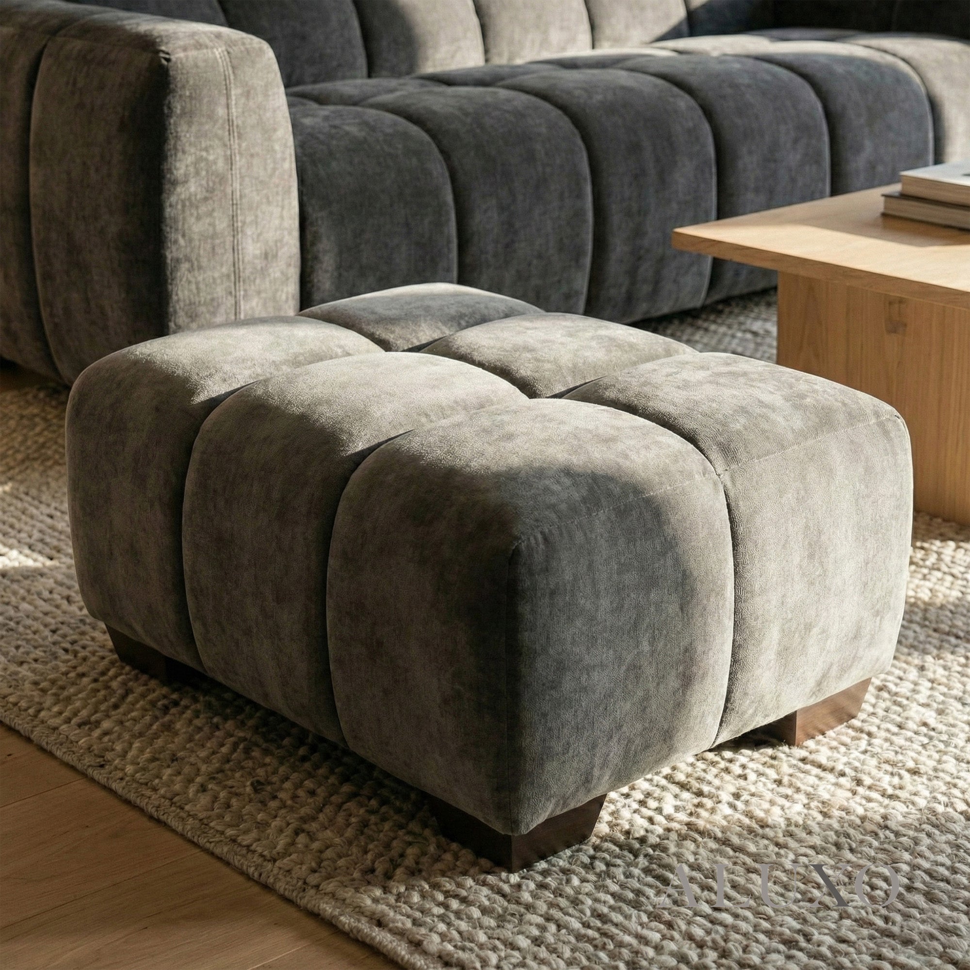 FREE SAMPLE – Cocoa Chocolate Mermaid Velvet Fabric Swatch | ALUXO® & Aluxo